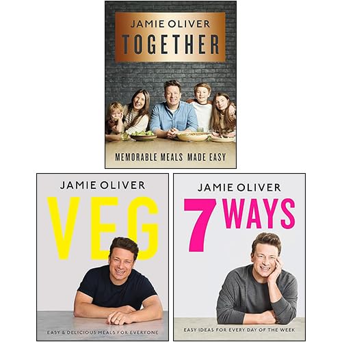 Jamie Oliver 3 Books Collection Set (Together Memorable Meals Made Easy ...