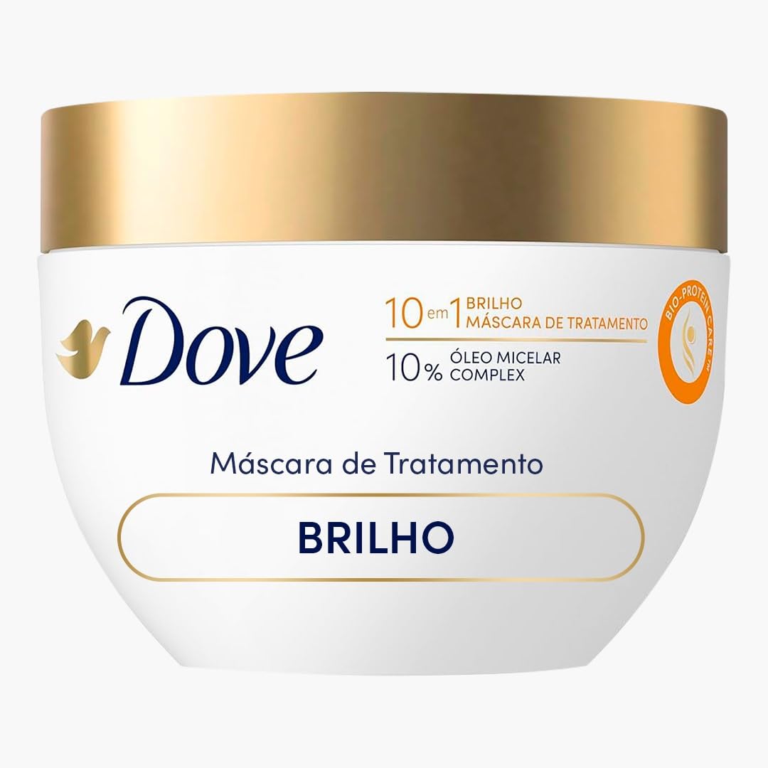 Dove Máscara De Tratamento Brilho Pote 270G : Amazon.com.br: Beleza