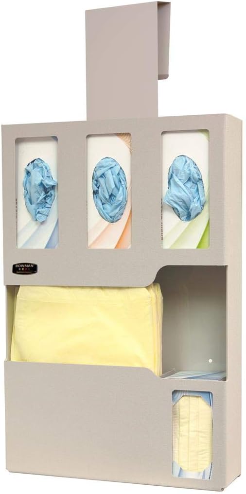 Protective Wear Isolation Bundle holds gowns or coveralls, 3 glove, & 1 ...