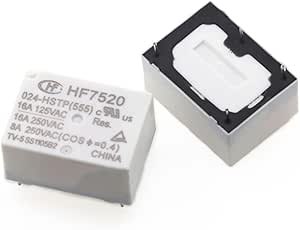 Amazon.co.jp: リレー 2pcsリレー HF7520-005-HSTP HF7520-012-HSTP HF7520-024 ...