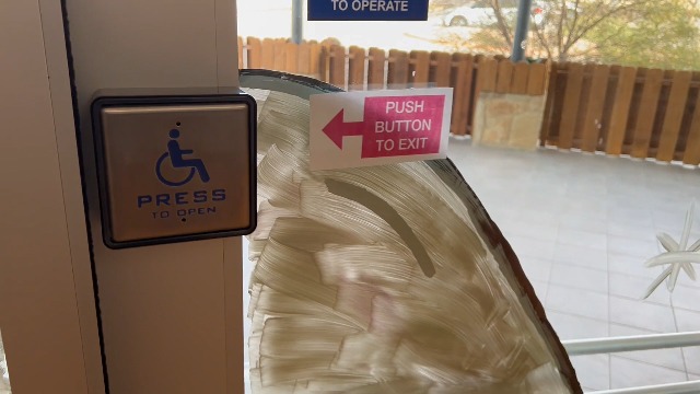 Watch Automatic handicap door opener with handicap push buttons on ...