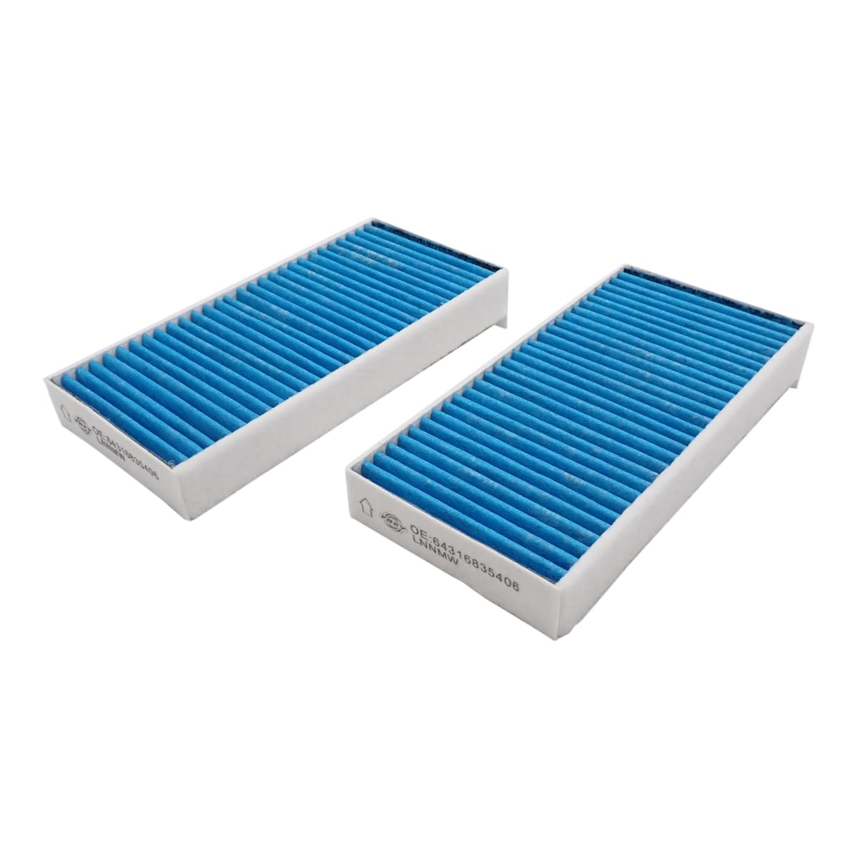 Amazon.co.jp: BMW MINI車用 F54 F55 F56 F57 F60 エアコンフィルター 2枚セット ...