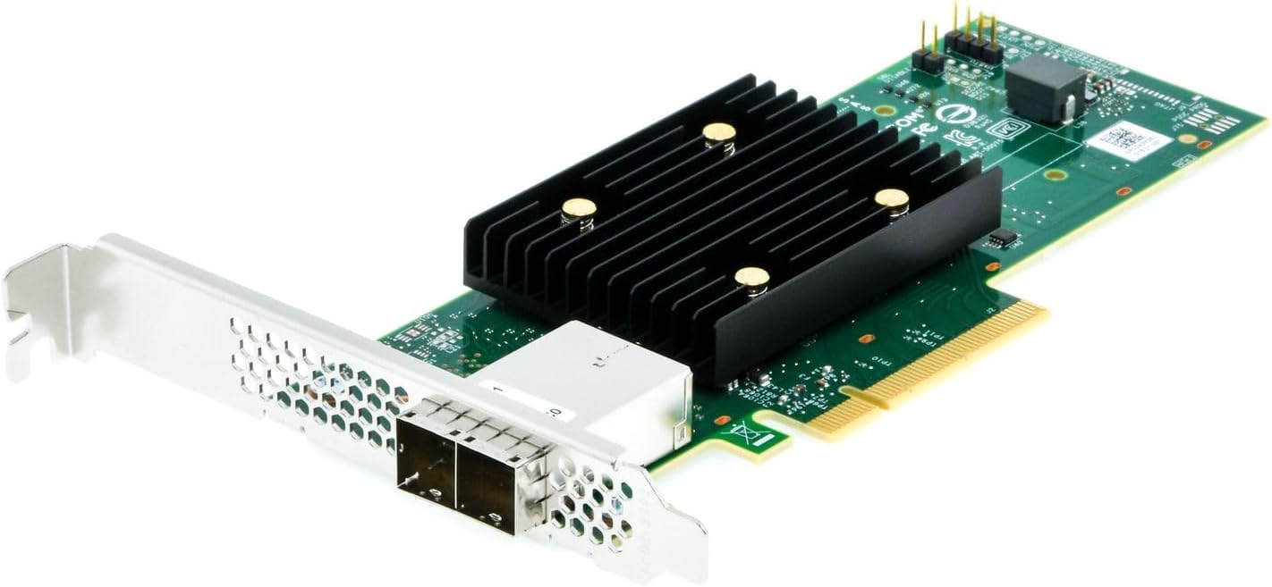 Amazon.com: Broadcom HBA 9500-8e Tri-Mode - Storage Controller - 8 ...