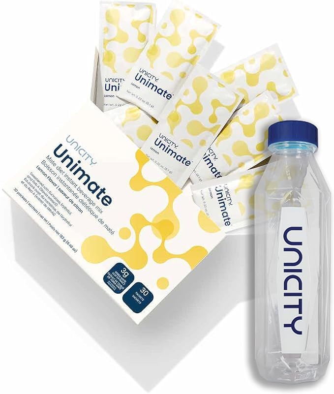 Buy Unicity Unimate Lemon 30sachets Pack with Diamond Bottle Free ...