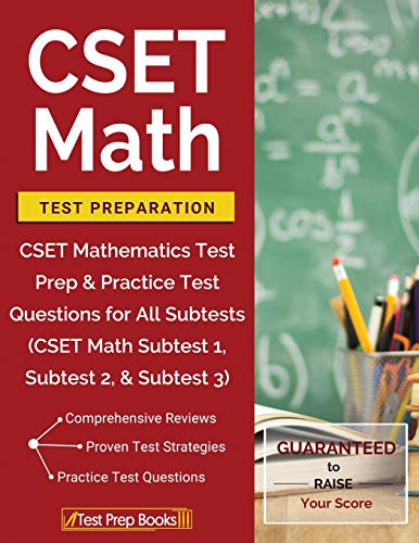 CSET Math Test Preparation: CSET Mathematics Test Prep & Practice Test ...