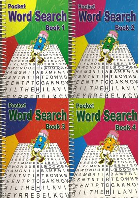 Spiral Bound Pocket Word Search 4 Book Set (Spiral Bound Pocket Word ...