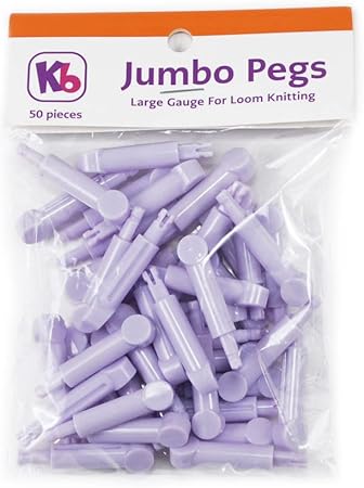 Amazon.com: Jumbo Pegs for Knitting Looms, Multiknit Loom Pegs, Extra ...