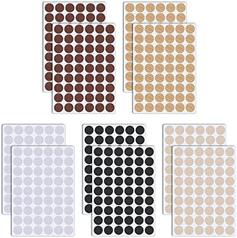 GmeDhc Self-Adhesive Screw Cover Stickers, 540 Pieces Waterproof ...