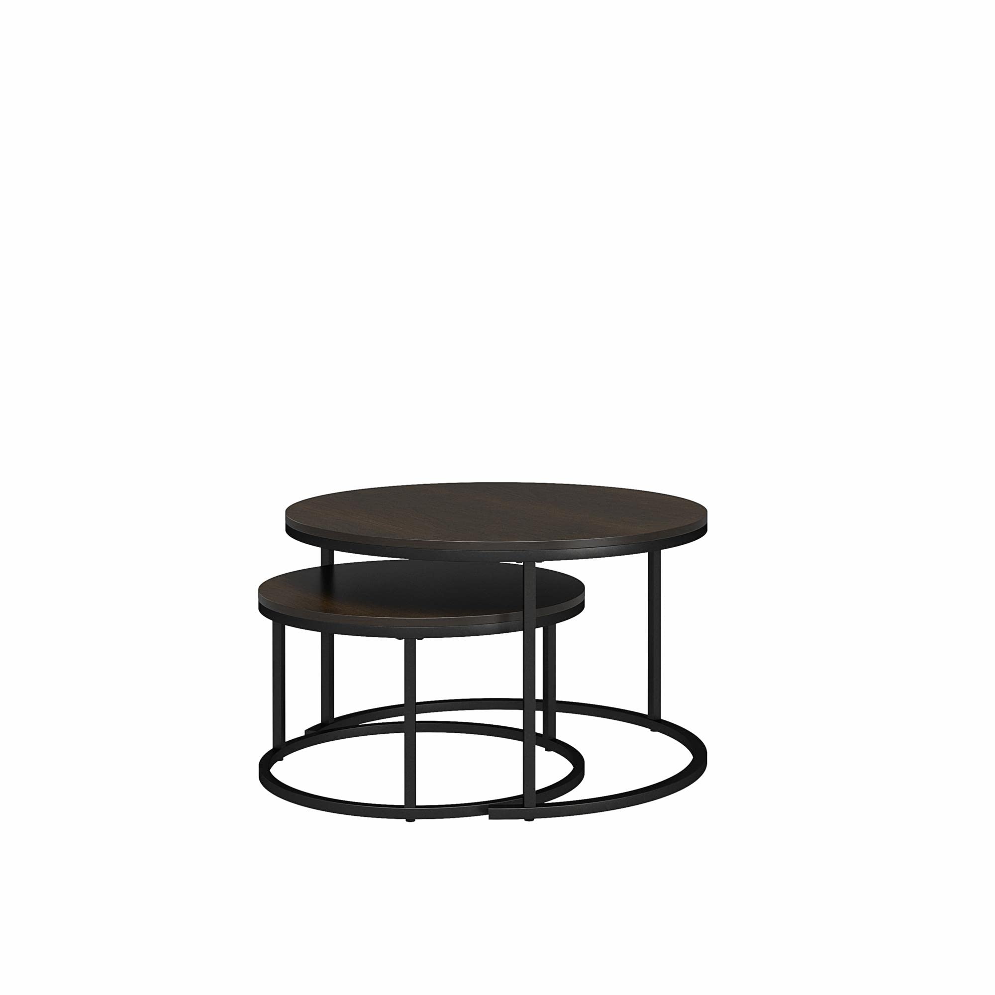 Ameriwood Home Camdale 4-Piece Nesting Coffee and End Table Bundle ...
