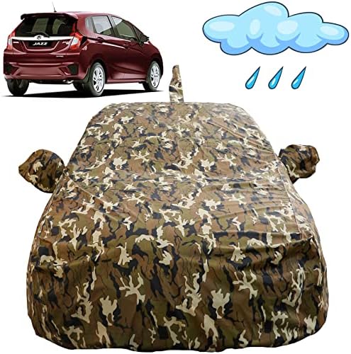 Autofact 100% Waterproof Car Body Cover Compatible with Honda Jazz ...