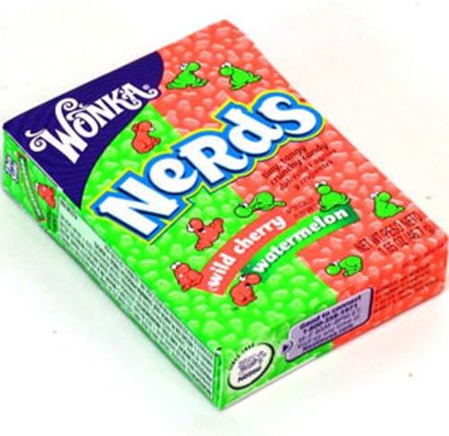 Amazon.com : Wonka Watermelon & Wild Cherry Nerds Candy Packs 1 Count ...