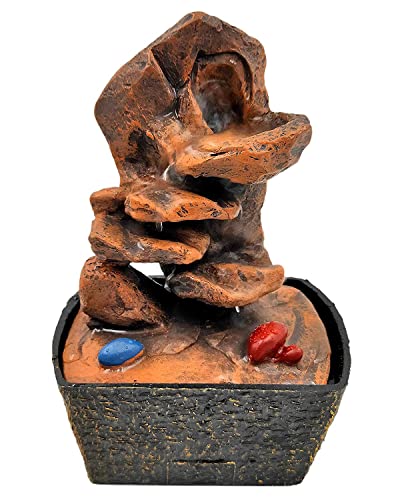 Whitecloud TRANSFORMING HOMES® Beautiful Mini Waterfall Fountain Show ...