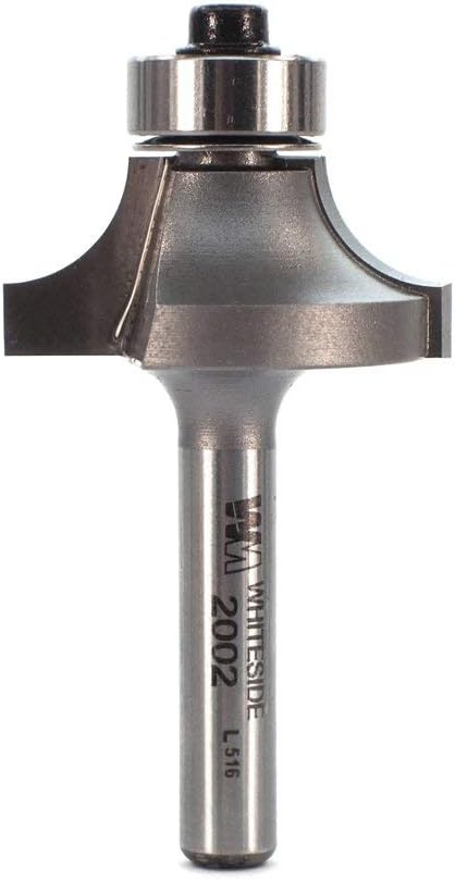 Whiteside Router Bits 2002 Round Over Bit with Ball Bearing - Edge ...
