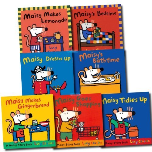 Maisy 7 Picture Books Collection Set (Maisy Dresses Up, Maisy Goes ...