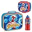 Marvel Kids Lunch Box 3 Piece Set Avengers Insulated Lunch Bag Snack Box 430ml Spiderman Water ...
