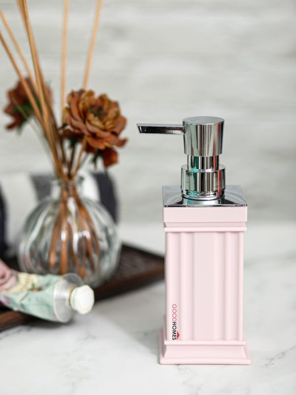 Goodhomes Acrylic Pink Soap Dispenser 320ml : Amazon.in: Home & Kitchen