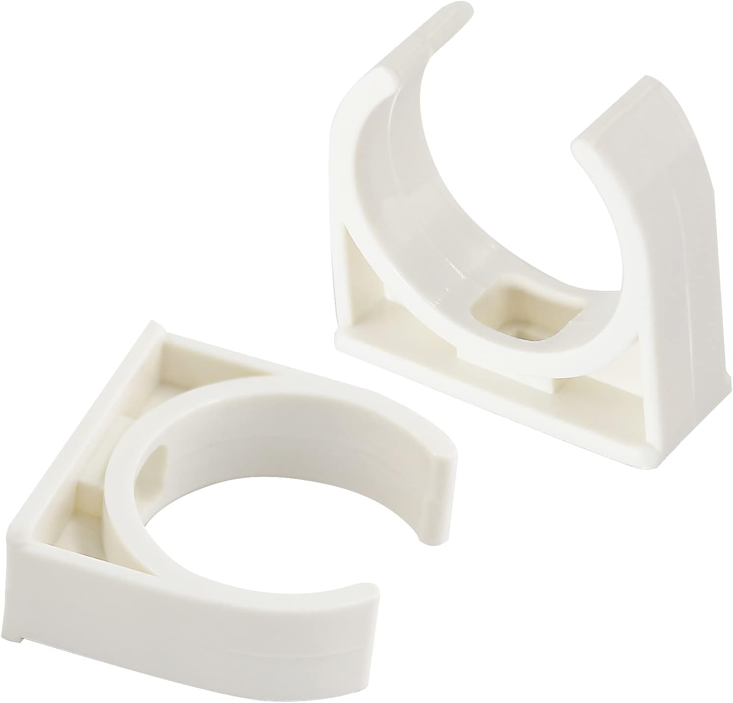 12 Pcs PVC Water Pipe Clamps, 1-1/4 Inch (32mm) ID Pipe Clamps Clips U ...