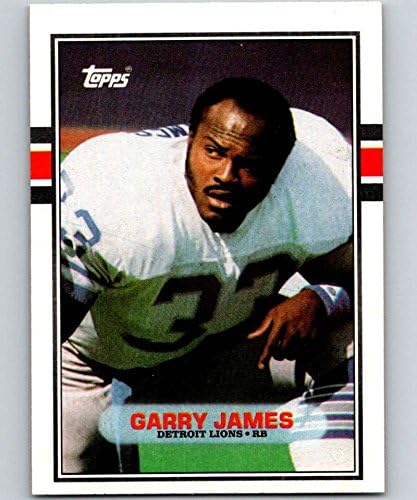 Amazon.com: 1989 Topps Football #367 Garry James Detroit Lions Official ...