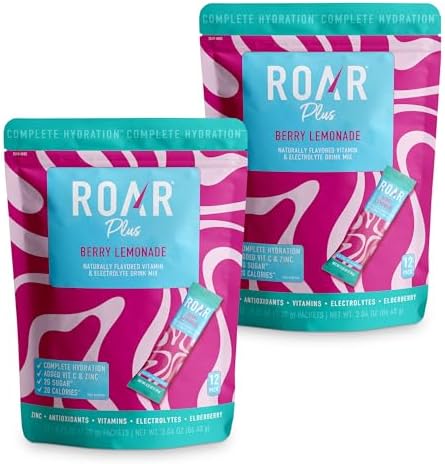 Amazon.com : ROAR Complete Hydration Powder Plus - Hydration Packets ...