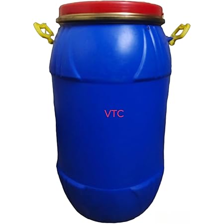 Samruddhi 100 Litre Unbreakable Plastic Water Storage Drum (Blue ...