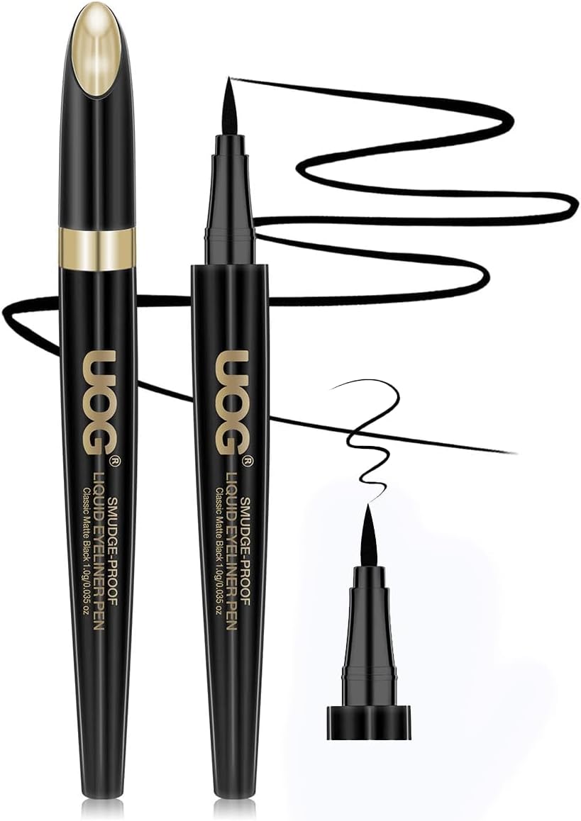 Amazon.com : K7L Liquid Black Eyeliner with Felt Tip - Waterproof, long ...