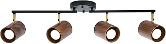 Modern 4-Light Track Lighting Kit Fixture, Adjustable Matte Black ...