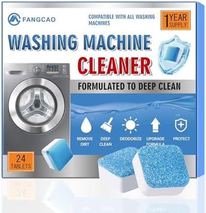 Amazon.com: FANGCAO Washing Machine Cleaner Descaler 24 Pack Deep ...