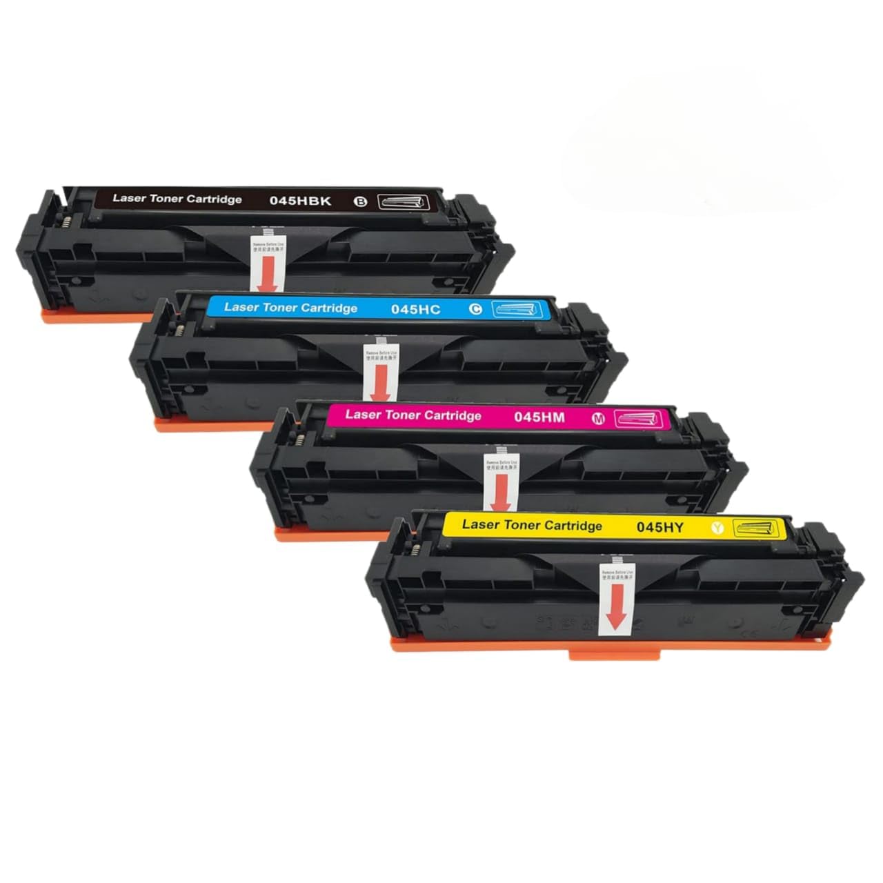 M JET TONER 045 CMYK Combo Pack Toner Cartridge for Canon CRG 045 Toner Cartridge Compatible for ...