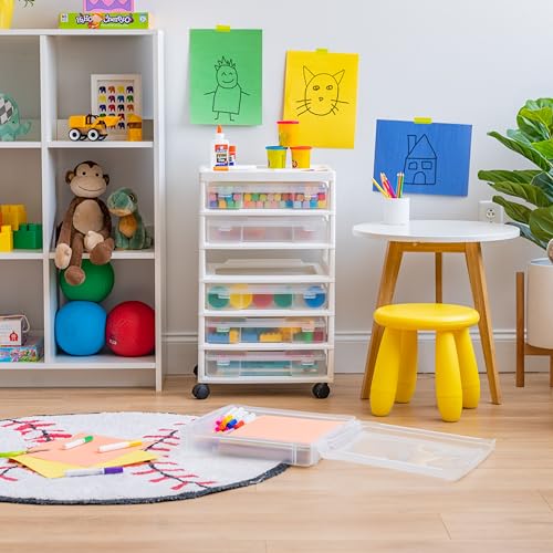 Snapklik.com : IRIS USA 6-Tier Scrapbook Storage Cart