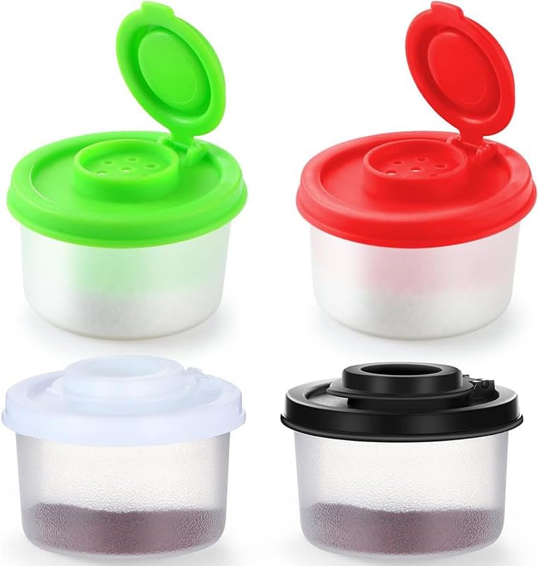 Amazon.com: YAFIYGI Travel Salt and Pepper Shakers Set Portable Mini ...