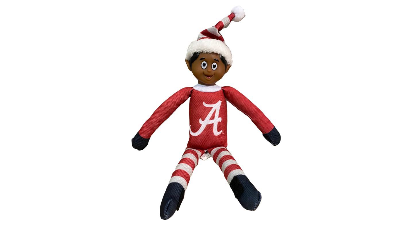 Amazon.com: FOCO Ebony NCAA Alabama Crimson Tide Bench Buddy Shelf Elf ...