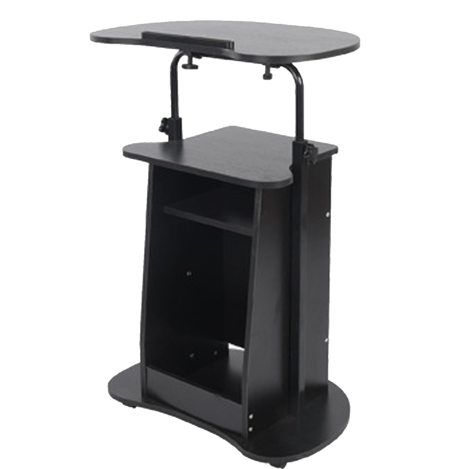 Amazon.com: FBITE Mobile Laptop Podium, Height Adjustable Podium Stand ...