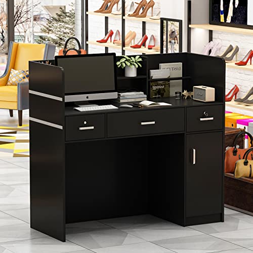 Best Black Salon Reception Desk: Get A Beautiful Statement Piece For ...