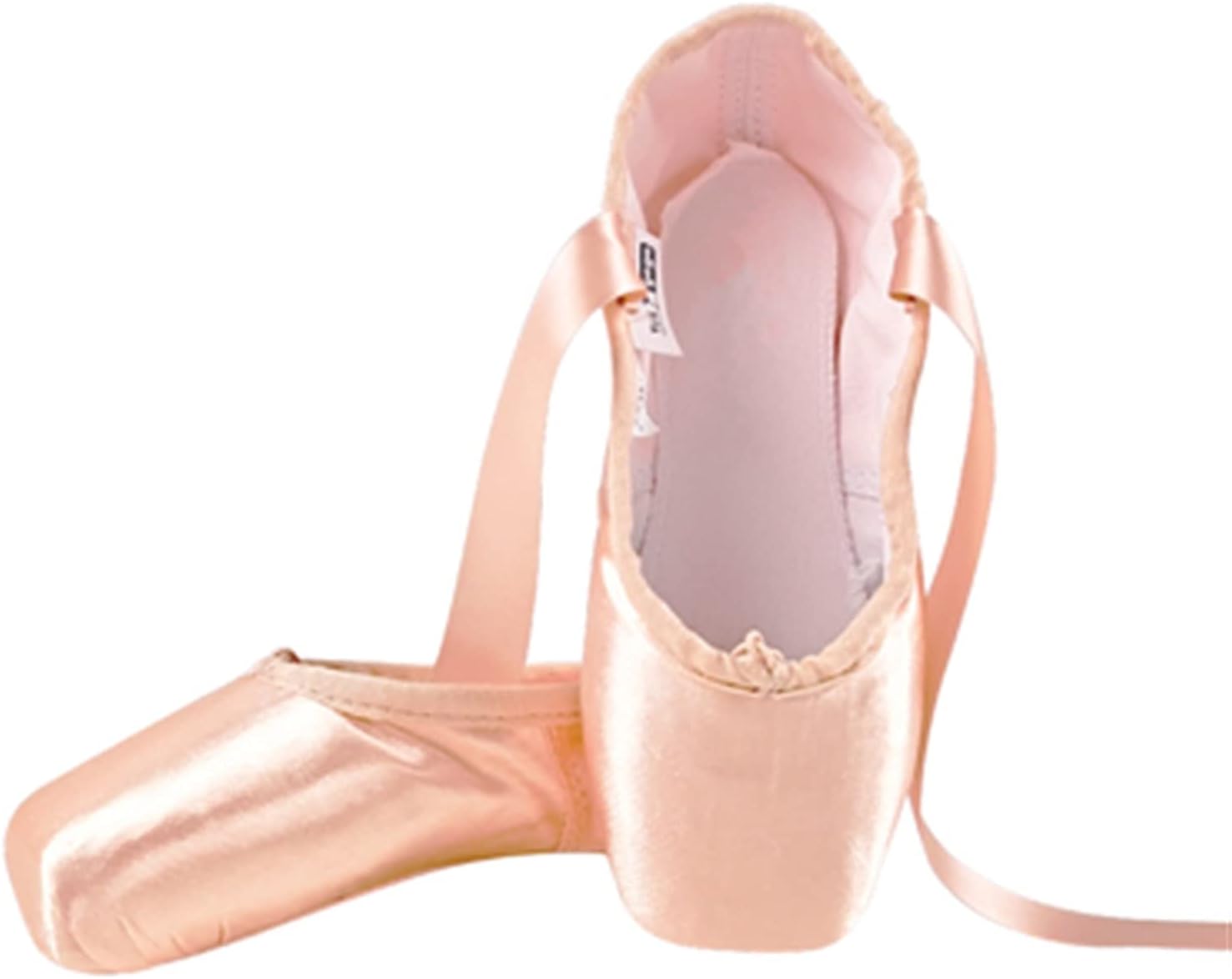 Amazon.com: Adult Kids Ballet Pointe Shoes Nude/Black/Red Satin Girls ...