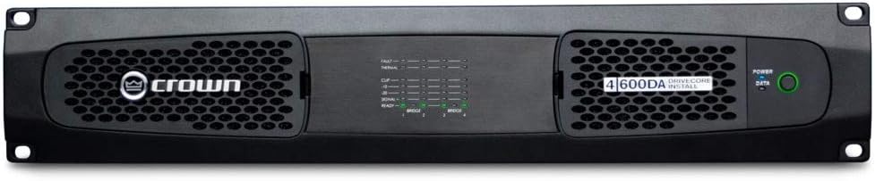 Amazon.com: Crown DCi 4|600DA Power Amplifier with Dante : Musical ...