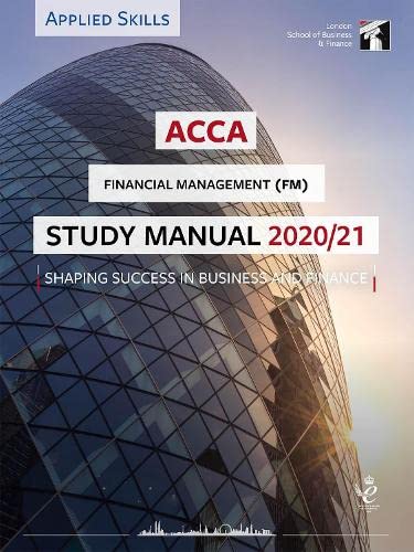 Buy ACCA Financial Management Study Manual 2020-21: For Exams until ...