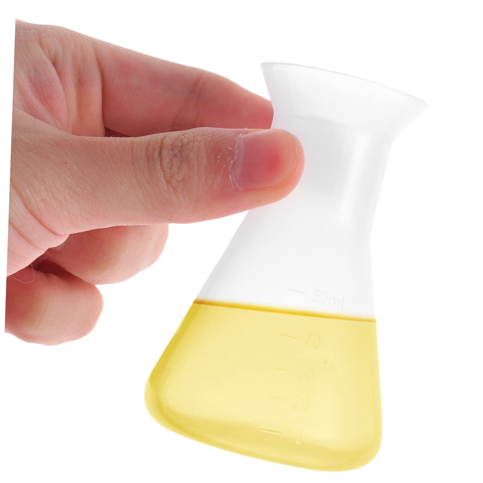 Erlenmeyer Flask Bacterial Culture With