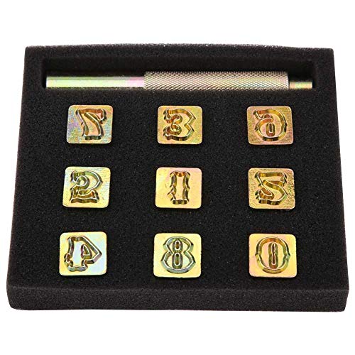 Amazon.com: Metal Number Stamps Set, 13mm Steel Number Punch DIY Tool ...