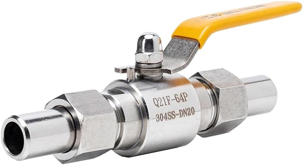 Amazon.com: ball valve, Stainless Steel Welded Air Source Ball Valve ...