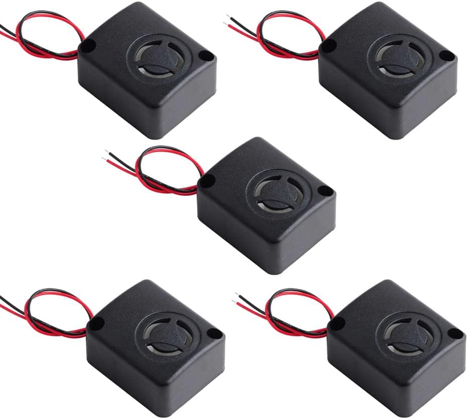 Amazon.com: 3PCS DC 3-24V Active Piezo Buzzer with Lead Wire 2312 High ...