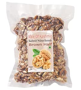 Vale of Kashmir Walnut Kernels Brown Halves Without Shell 500 g, Akhrot Giri Kashmiri Walnuts ...