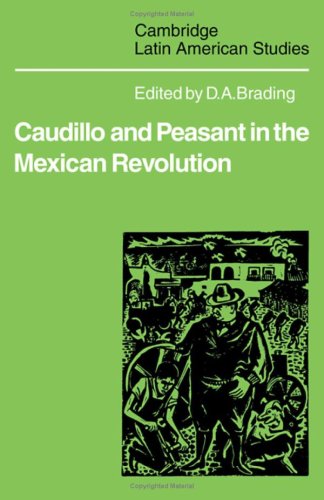 Amazon.com: Caudillo and Peasant in the Mexican Revolution (Cambridge ...