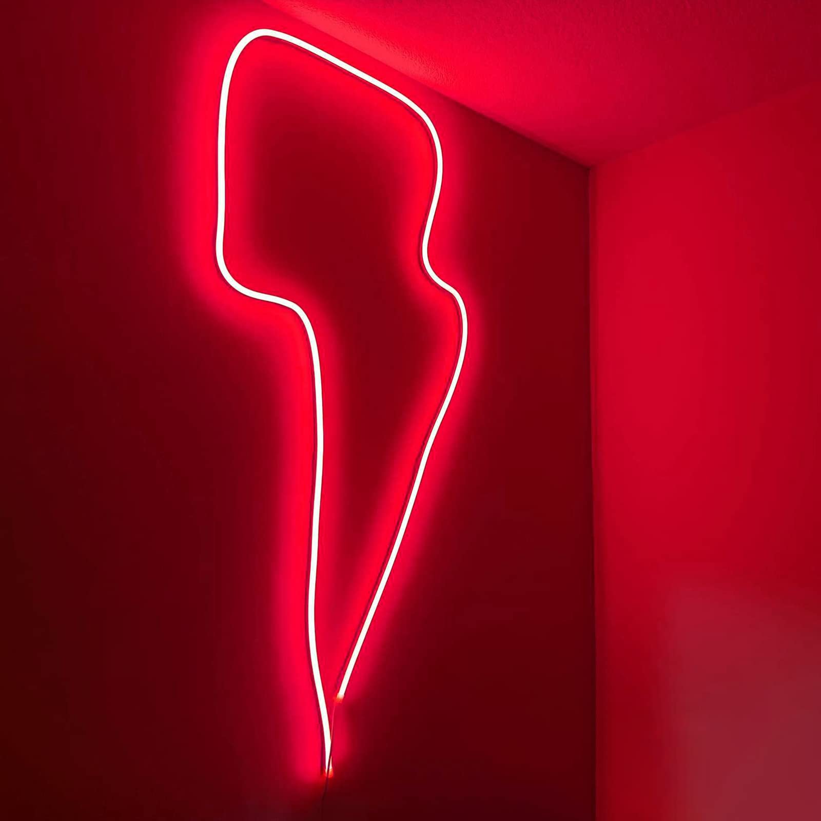 Areful 24FT Neon Lights Red, LED Flexible Linkable Waterproof Strip ...