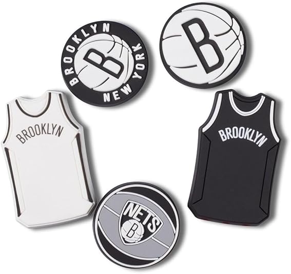 Amazon.com: Crocs Unisex's Jibbitz Shoe Charms, NBA Basketball Teams ...