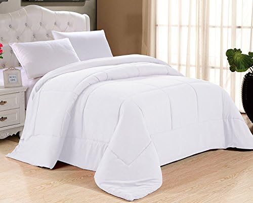 Amazon.com: Natural Comfort White Down Alternative Comforter with ...