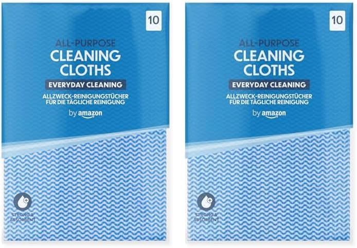 by Amazon All Purpose Cleaning Cloth (10 units) (Pack of 2) : Amazon.co ...