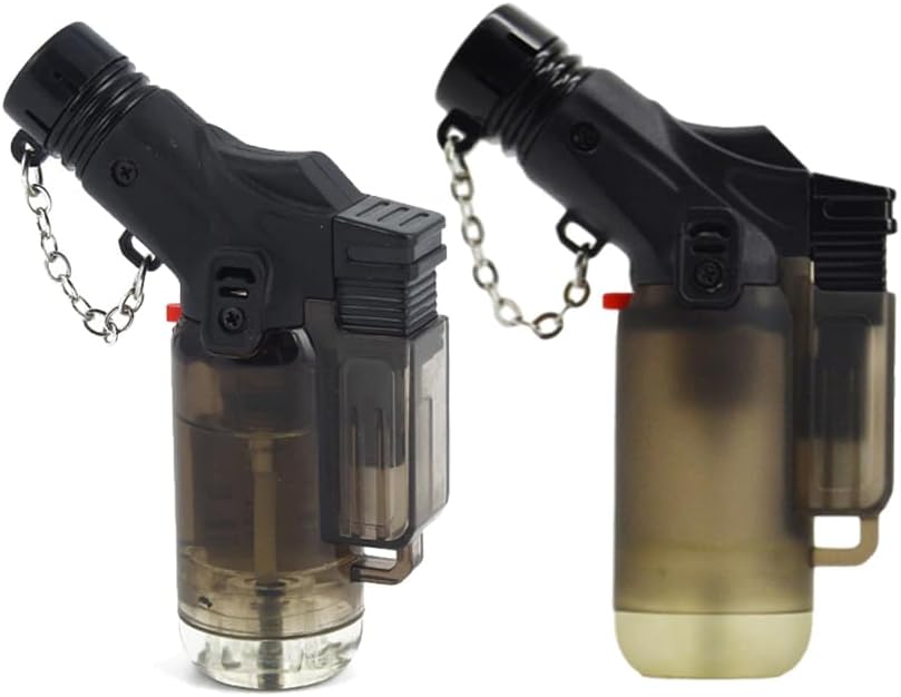 Amazon.com: Emarful Mini Torch Lighter Windproof Refillable Butane Gas ...