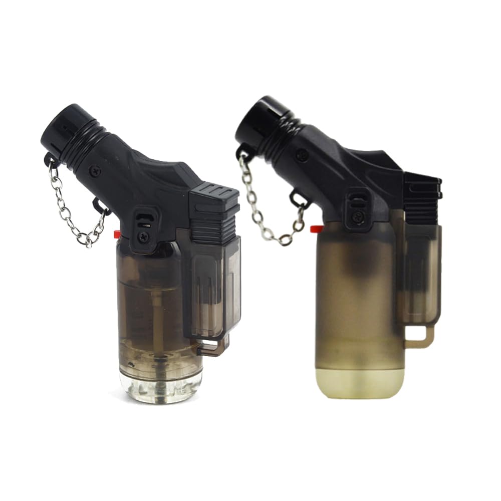 Amazon.com: Emarful Mini Torch Lighter Windproof Refillable Butane Gas ...