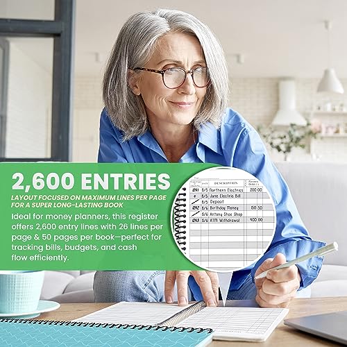 Snapklik.com : The Superior Registers Premium Check Book Register ...