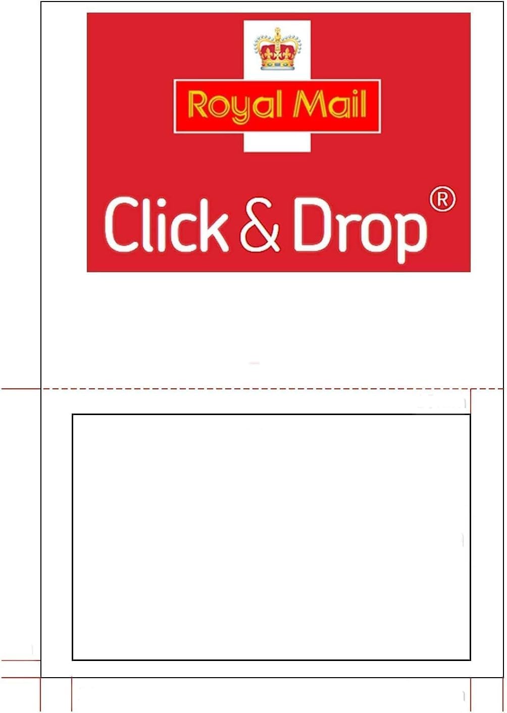 S19 Royal Mail Click and Drop Labels- A4 Integrated Labels Style S19 ...